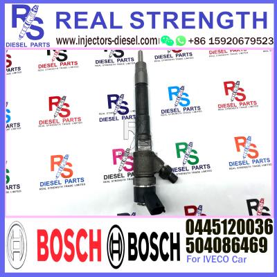 China Common Rail Disesl Injector 0445120036 for BOSCH Iveco Daily 504047895 504086469 504113253 for sale