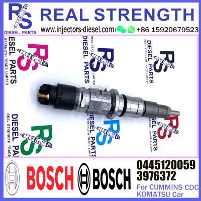 China Cummins engine QSB6.7 6D107 komatsu PC200-8 Fuel Injector 3976372 4945969 5263262 0445120059 for sale
