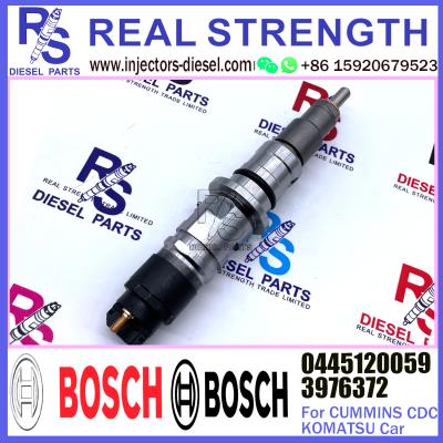 China Cummins engine QSB6.7 6D107 komatsu PC200-8 Fuel Injector 3976372 4945969 5263262 0445120059 for sale