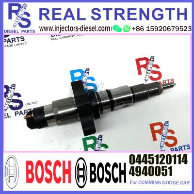 Cina INIETTORE di combustibile diesel del motore diesel 4940051 dell'iniettore 0445120114 di BOSCH 0445120114 4940051 per il motore di CUMMINS DODGE in vendita