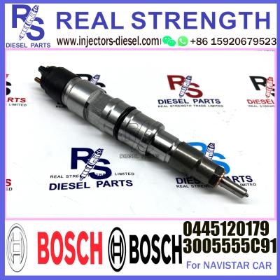 Cina Iniettore di combustibile comune diesel 3005555C91 dell'Assemblea 0445120179 dell'iniettore della ferrovia per Bosch Navistar 2008-2009 MaxxForce11.0L in vendita