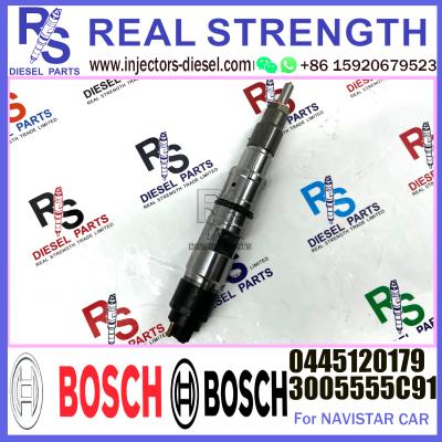 Cina Iniettore di combustibile comune diesel 3005555C91 dell'Assemblea 0445120179 dell'iniettore della ferrovia per Bosch Navistar 2008-2009 MaxxForce11.0L in vendita