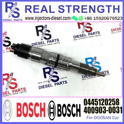 Cina iniettore comune della ferrovia 0445120258 400903-0031 per Doosan Engine in vendita