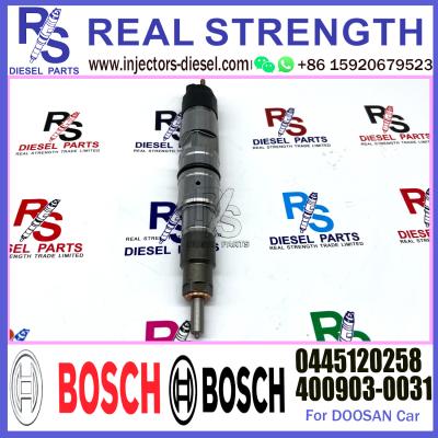 Cina iniettore comune della ferrovia 0445120258 400903-0031 per Doosan Engine in vendita