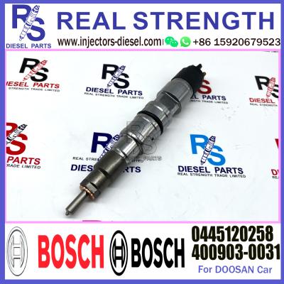 Cina iniettore comune della ferrovia 0445120258 400903-0031 per Doosan Engine in vendita