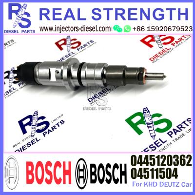 Cina Iniettore 04511504 di Common Rail Fuel dell'escavatore 0445120362 per il motore di KHD DEUTZ Commins QSC8.3 in vendita