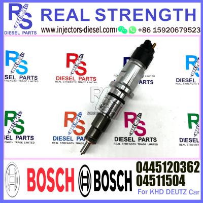 Cina Iniettore 04511504 di Common Rail Fuel dell'escavatore 0445120362 per il motore di KHD DEUTZ Commins QSC8.3 in vendita