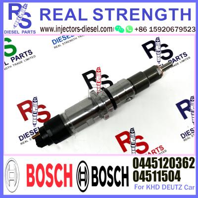Cina Iniettore 04511504 di Common Rail Fuel dell'escavatore 0445120362 per il motore di KHD DEUTZ Commins QSC8.3 in vendita