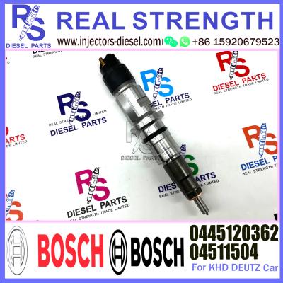 Cina Iniettore 04511504 di Common Rail Fuel dell'escavatore 0445120362 per il motore di KHD DEUTZ Commins QSC8.3 in vendita
