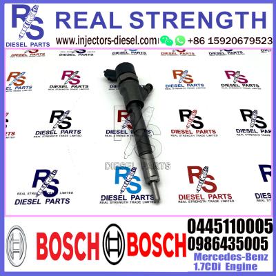 China Injecteur 0445110005 0986435005 van het diesel Gemeenschappelijke Spoor voor de Motor van Mercedes-Benz 1.7CDi Te koop