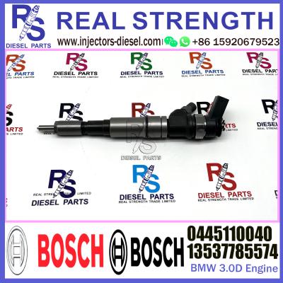 China Injetor comum 0445110040 do trilho do combustível diesel 13537785574 13537785985 para o motor de BMW 3.0D à venda