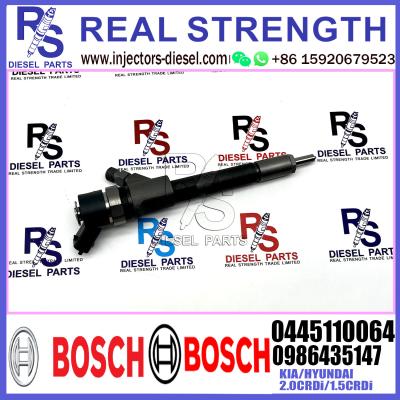 Cina Iniettore comune 0445110064 della ferrovia del combustibile diesel 0986435147 per il motore di KIA/HYUNDAI 2.0CRDi/1.5CRDi in vendita