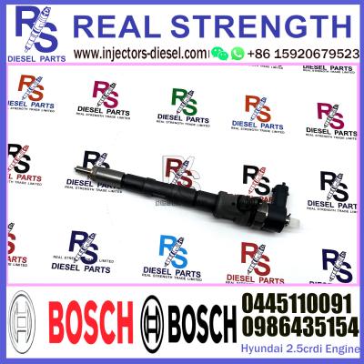 China Injetor comum 0445110091 do trilho do combustível diesel 0986435154 para o motor de KIA/HYUNDAI 2.5CRDi à venda