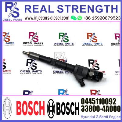 China Injetor comum 0445110092 33800-4A000 33800-4A170 do trilho do combustível diesel para o motor de KIA/HYUNDAI 2.5CRDi à venda