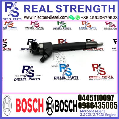 China Injetor comum 0445110097 do trilho do combustível diesel 0445110096 0445110095 0986435065 para o motor de Mercedes-Benz 2.2CDi/2.7CDi à venda