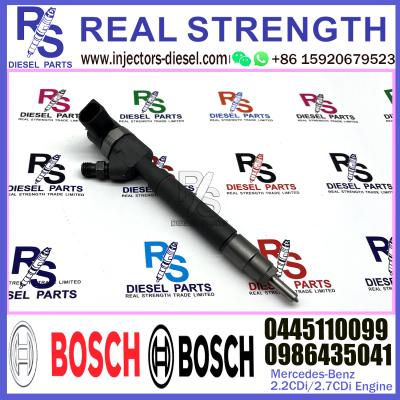 Cina Iniettore comune 0445110099 della ferrovia del combustibile diesel 0445110071 0445110072 0986435041 per il motore di Mercedes-Benz 2.2CDi/2.7CDi in vendita
