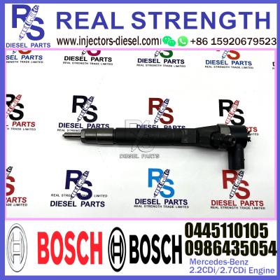 Cina Iniettore comune 0445110105 della ferrovia del combustibile diesel dell'iniezione 0445110105 di BOSCH 0986435054 per il motore di Mercedes-Benz 2.2CDi/2.7CDi in vendita