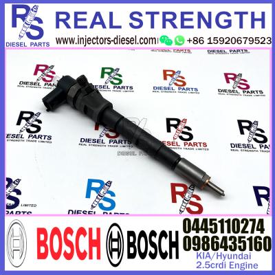 China Injecteur 0445110274 0445110222 0445110223 0445110274 van het diesel Gemeenschappelijke Spoor 0986435160 voor de Motor van KIA/HYUNDAI 2.5CRDI Te koop
