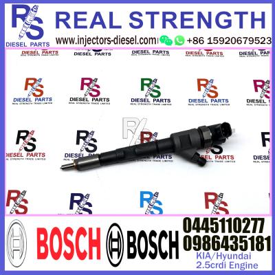 China Injecteur 0445110275 van het diesel Gemeenschappelijke Spoor 0445110274 0445110278 0445110277 0986435181 voor de Motor van KIA/HYUNDAI 2.5CRDI Te koop
