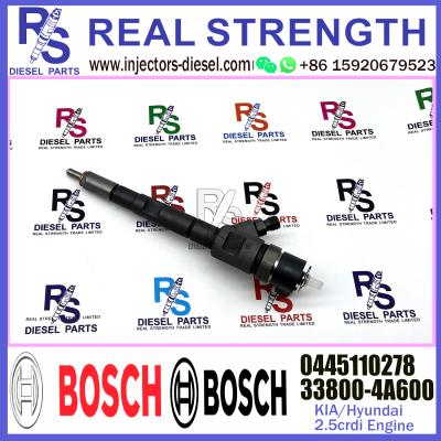 China Injecteur 0445110278 33800-4A600 0445110277 0986435181 van het diesel Gemeenschappelijke Spoor voor de Motor van KIA/HYUNDAI 2.5CRDI Te koop