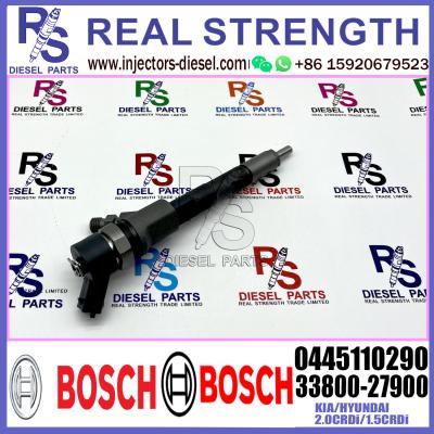 Cina Iniettore di combustibile diesel 0445110290 33800-27900 33800-27000 33800-21900 33800-279002Y/Z/X Per motore KIA/HYUNDAI 2.0CRDi in vendita