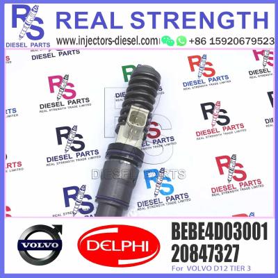 Cina iniettore comune 3801403 BEBE4D03201 della ferrovia dell'iniettore per l'iniettore di combustibile diesel di V-O-L-V D12 3150 BEBE4D03001 in vendita