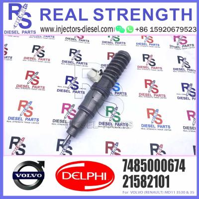 Cina Iniettore di combustibile diesel comune della ferrovia 21582101 BEBE4D12201 7485000674 per V-O-L-V (RENAULT) MD11 in vendita