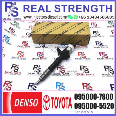 Cina iniettore common rail 23670-30310 095000-7800 iniettore per Toyota 2KD-FTV, D-4D, TRH2 ugello iniettore 23670-30310 095000- in vendita