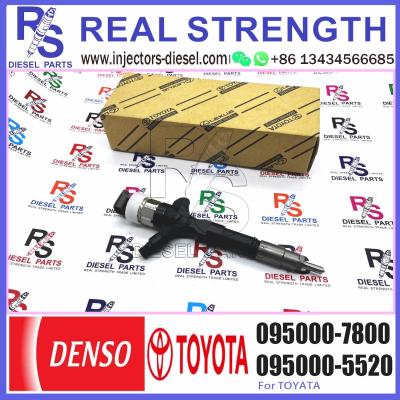 Cina iniettore common rail 23670-30310 095000-7800 iniettore per Toyota 2KD-FTV, D-4D, TRH2 ugello iniettore 23670-30310 095000- in vendita
