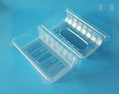 China Disposable plastic fruit container cake packaging box bake packaging box food grade PET food packaging contaier FDA EU for sale