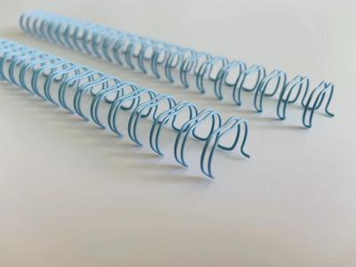 Chine Or ou double attache de fil colorée de boucle de 6.4-44mm pour des journaux à vendre