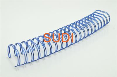 China Emperramento de livro do fio O do azul 14.3mm para o calendário de parede à venda