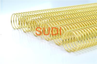 中国 電気めっきされたファースト・クラスの直径0.70mmの金属のらせんとじのコイル 販売のため