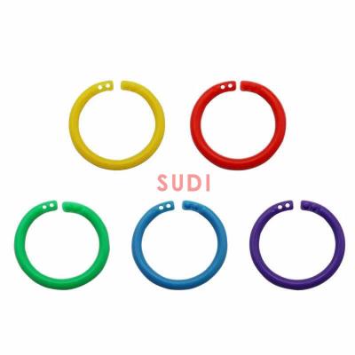 Cina protezione dell'ambiente dei doppi del fermaglio di 30mm di raccoglitore anelli di plastica in vendita