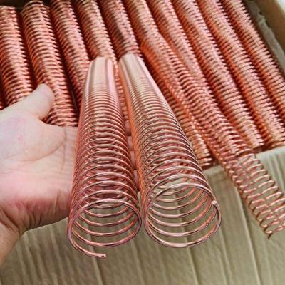 Cina ROHS ha placcato il metallo che a 1-1/4 pollici il grippaggio a spirale si arrotola per il taccuino di qualità superiore in vendita