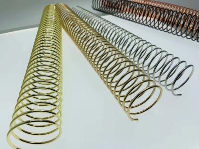 China Galvaniseer Afwerking 35mm Metaal de Spiraalvormige Band voor Notitieboekje rolt Te koop