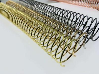 China Electrochape las bobinas del atascamiento espiral del metal del final 35m m para el cuaderno for sale