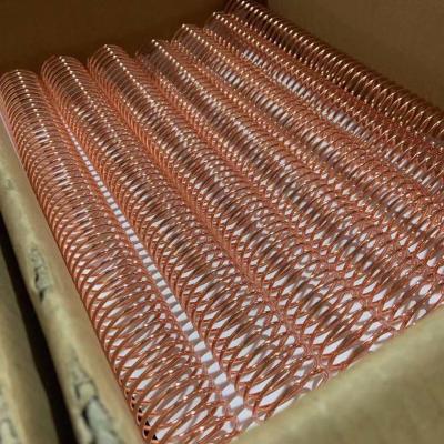 China CPST Approval 38.6mm Metal Spiral Binding Coils For Calendar for sale