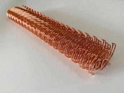 Cina A4 Notebook 5/8 Inch Wire Coil Binding Electroplating Glossy Nylon Coated in vendita