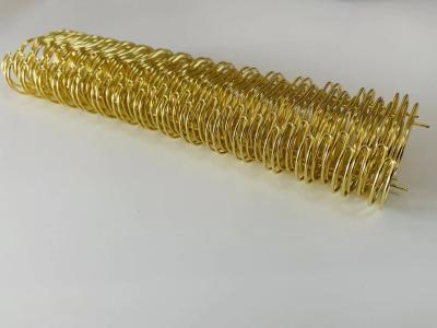 China A4 Notebook 5/8 Inch Wire Coil Binding Electroplating Glossy Nylon Coated à venda