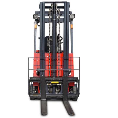 China AC Motor 3 Wheel Electric Forklift 1.5T Electric Walkie Stacker Single And Double Sided Pallets for sale