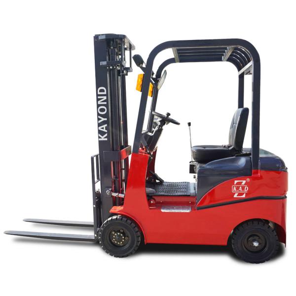 Quality 4m 5m 6m Sit On 4 Wheel Electric Forklift Solid Wheel Four Wheel Electric for sale