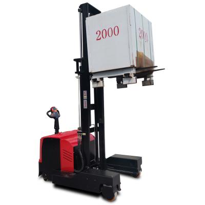 China 2T Counterbalanced Electric Reach Trucks Stacker Fully Automatic Legless Forklift for sale