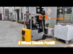 2000kg 4409lb 4500mm 3 wheel electric forklift with 3 Stages Mast for outdoor or indoor use