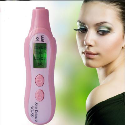 China Pink Electric Skin Moisture Detector With Highly Sensitive Probe , Pen Shape for sale
