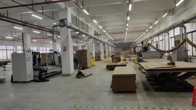 Set of three wooden perfume boxes