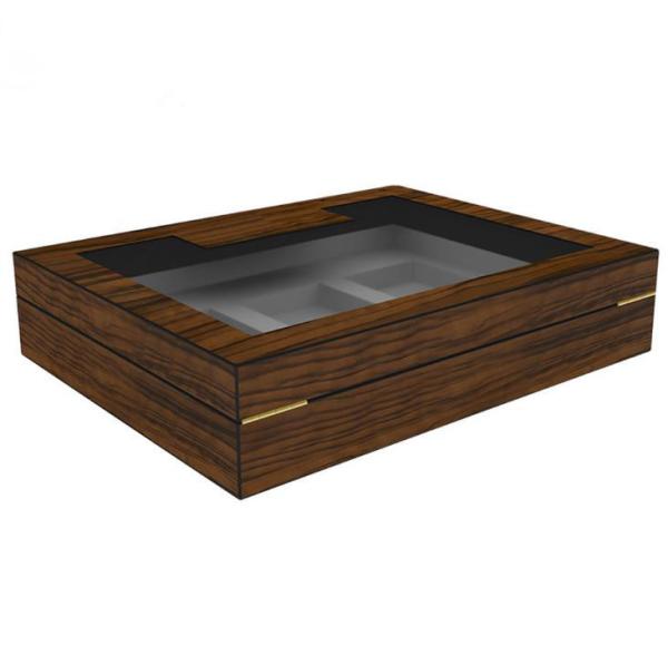 Quality Custom Luxury Scent Box Velvet Lining Material For 3 Bottles for sale