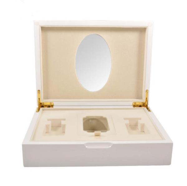 Quality Custom Perfume Wooden Box Laser Engraved Handmade With Velvet Lining for sale