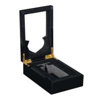 Quality Black 50ml Bottle Luxury Perfume Box With Velvet Lining Customizable Interior for sale