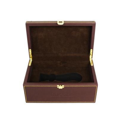 China Brown High End Perfume Box Custom Attar Bottle Box Recycled FSC Certified for sale